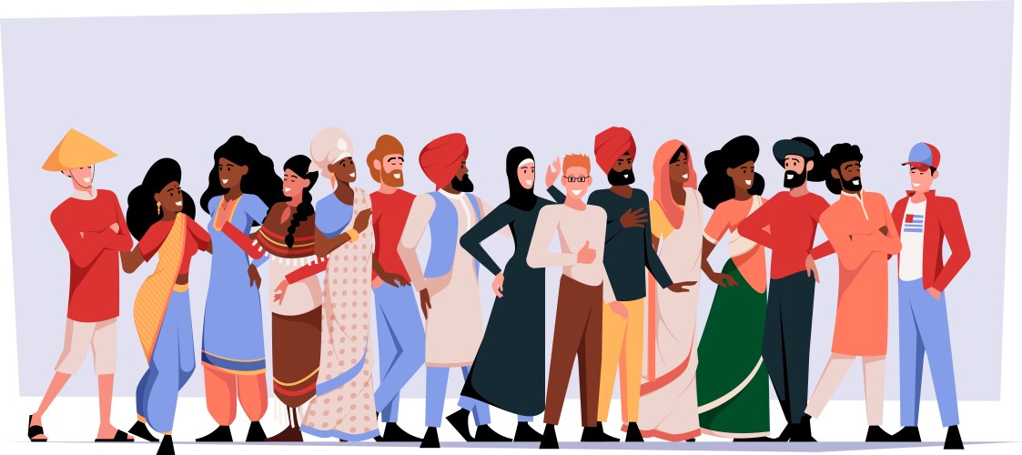 People Multicultural Cartoon Vector Images (over 5,900)