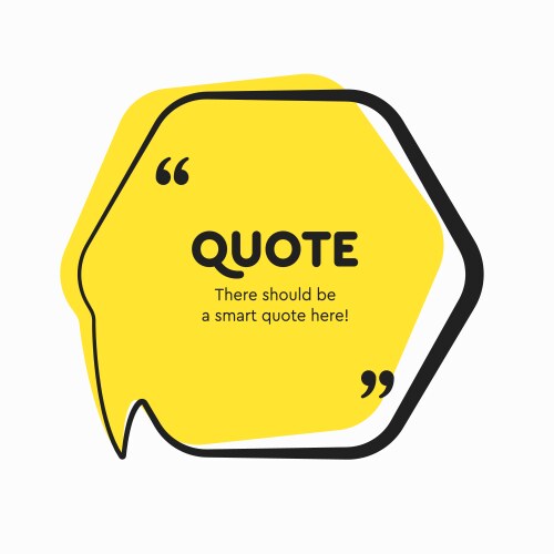Quote frame blank text quote boxes message Vector Image