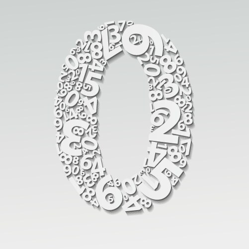Number Zero Vector Images (over 12,000)