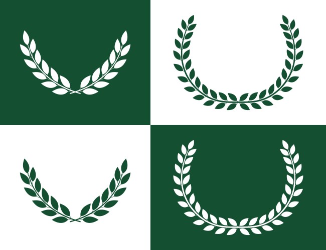 Green Laurel Wreath Vector Images (over 3,600)