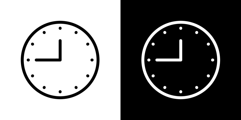 Clock Pictogram Vector Images (over 7,500)