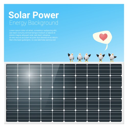 Solar panel Royalty Free Vector Image - VectorStock