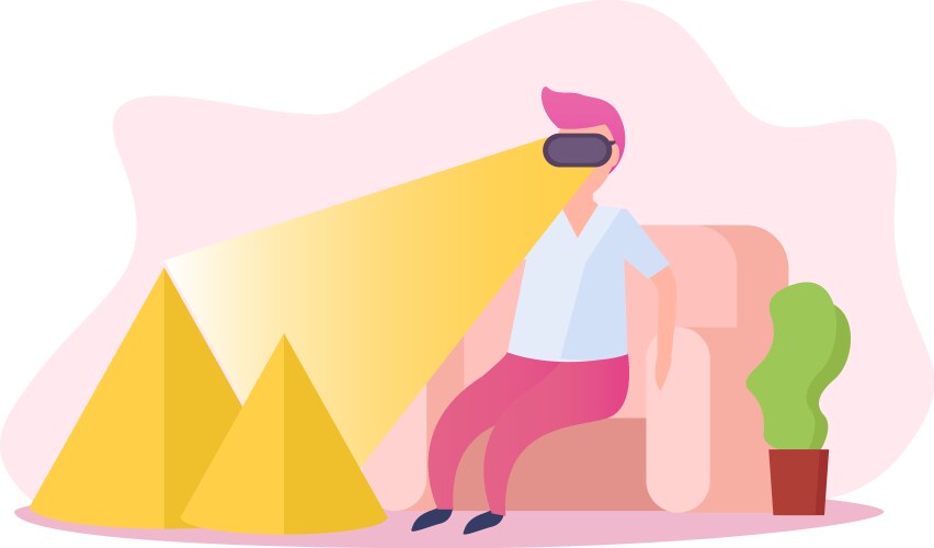 Metaverse virtual reality Royalty Free Vector Image