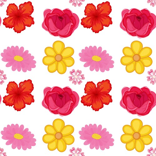 Mexican flowers Royalty Free Vector Image - VectorStock