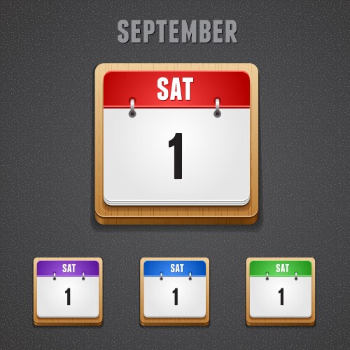September Calendar Vector Images (over 26,000)
