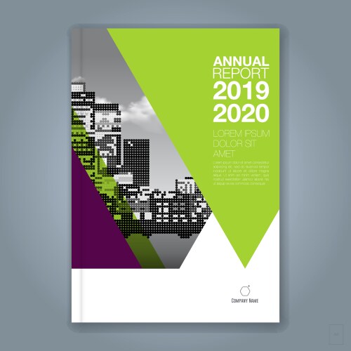 Cover page design of digital marketing Royalty Free Vector