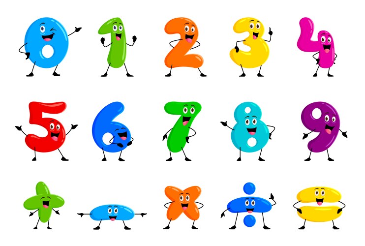Funny Number 4 Vector Images (over 1,600)