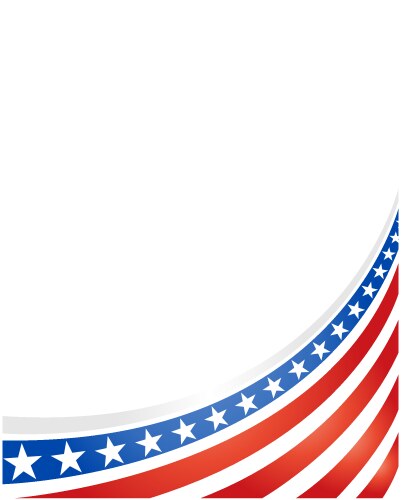 American Flag Corner Border Vector Images (over 270)