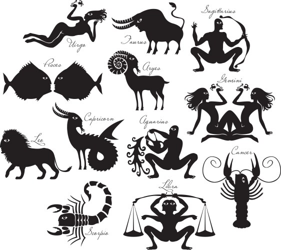 Zodiac sign Royalty Free Vector Image - VectorStock