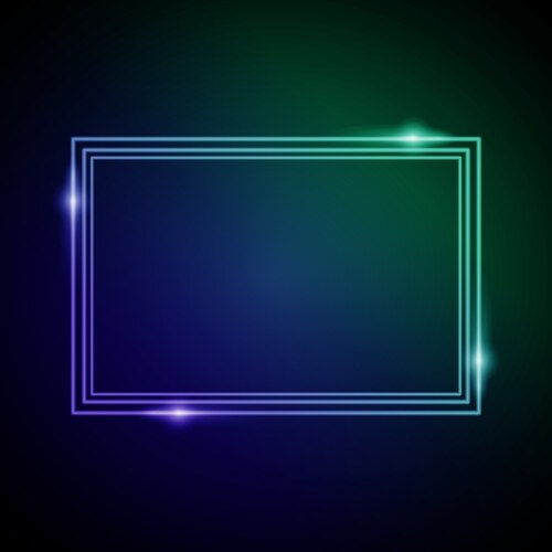 Blue circle frames set Royalty Free Vector Image