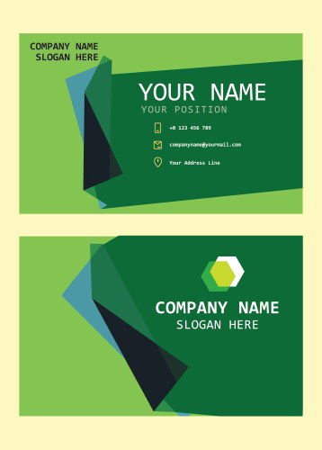 Name Card Green Vector Images (over 5,400)