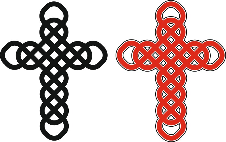 Celtic Cross Silhouette Vector Images (over 640)