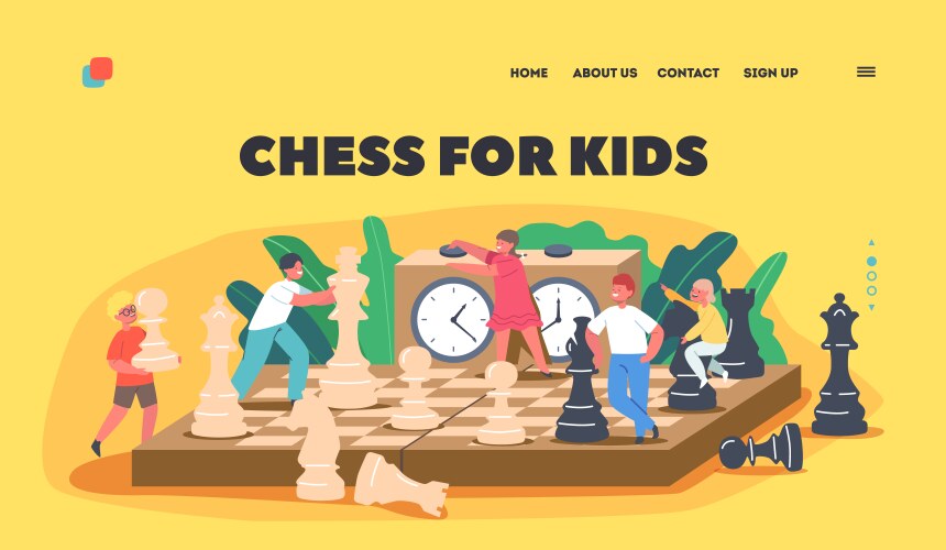 Chess Kid Vector Images (over 1,200)