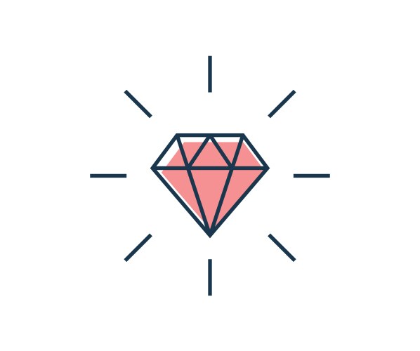 Diamond logo design templates Royalty Free Vector Image
