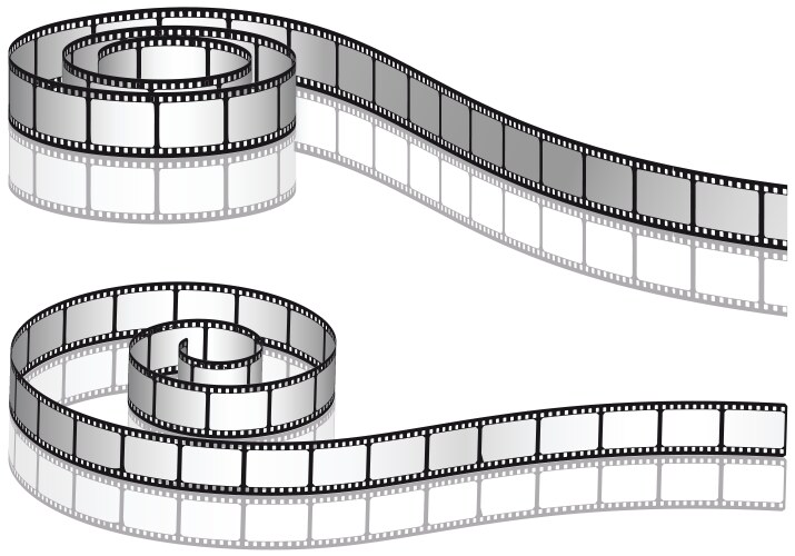Film reel Royalty Free Vector Image - VectorStock