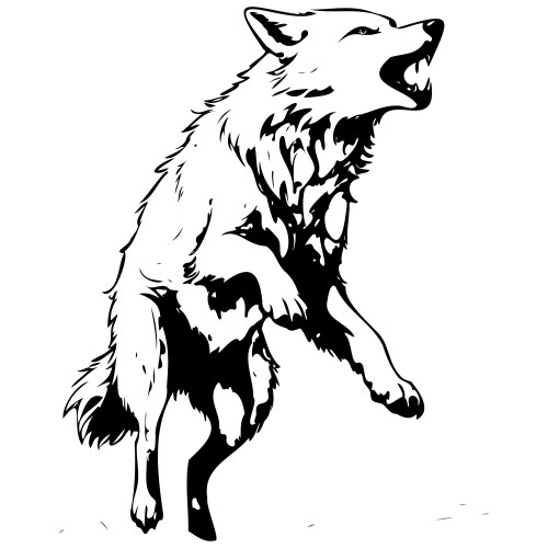 Wolf Outline Vector Images (over 8,800)