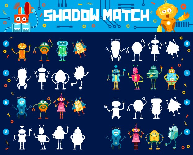 Educational Kids Shadow Vector Images (over 9,600)
