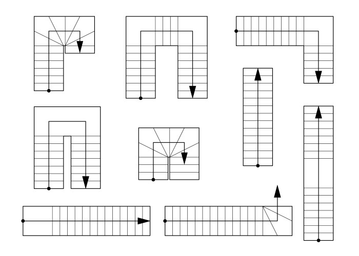 Floor Plan Stairs Vector Images (over 540)
