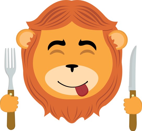 Lion head hand racket ball tennis Royalty Free Vector Image