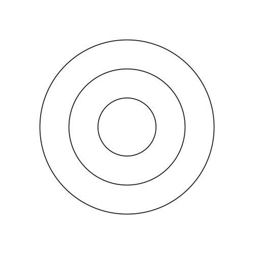 Two Concentric Circles Vector Images (over 130)