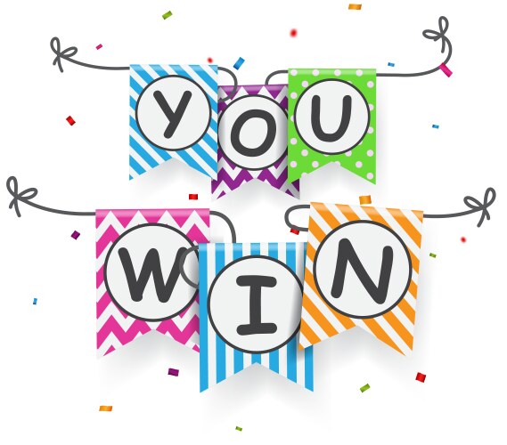 Bunting colorful flags Royalty Free Vector Image