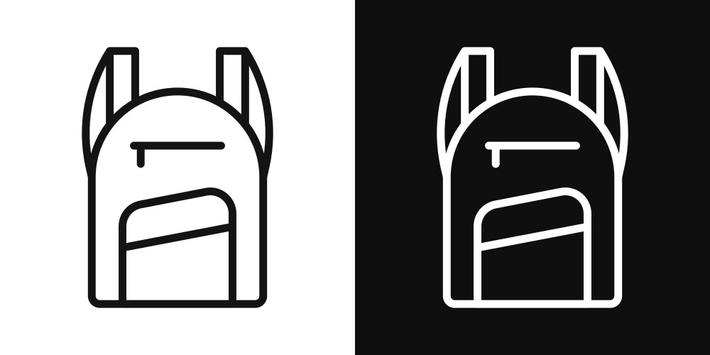 Backpack Black and White Vector Images (over 41,000)