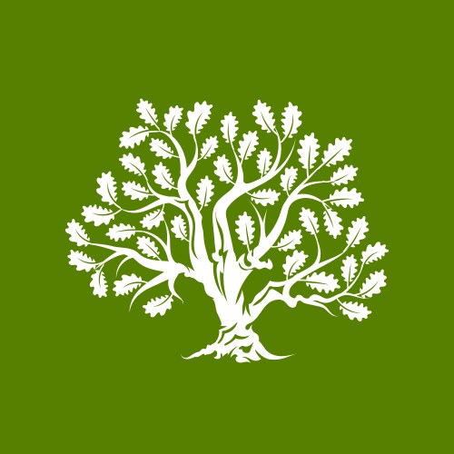 Tree silhouette Royalty Free Vector Image - VectorStock