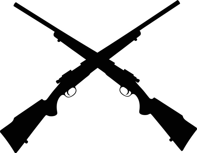 Crossed Rifles Vector Images (over 6,300)