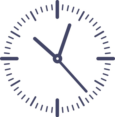 Clock face Royalty Free Vector Image - VectorStock