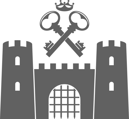 Castle logo Royalty Free Vector Image - VectorStock