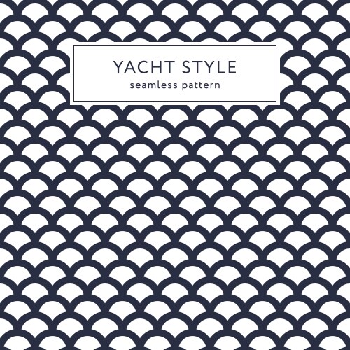 Fish scales black and white seamless pattern Vector Image