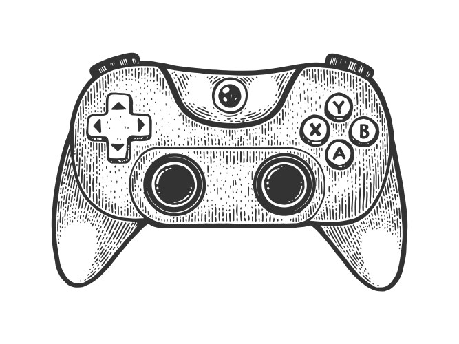 Video Game Controller Sketch Vector Images (over 910)