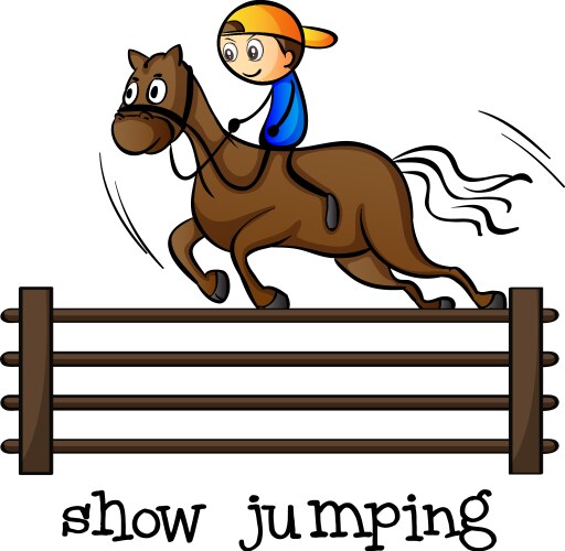 Show Jumping Vector Images (over 4,700)
