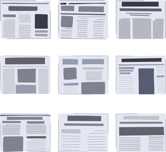 Newspaper Cartoon Vector Images (over 5,700)