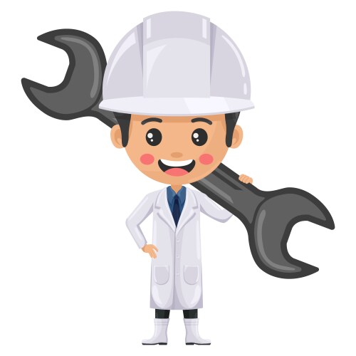 Quality control supervisor in food production Vector Image