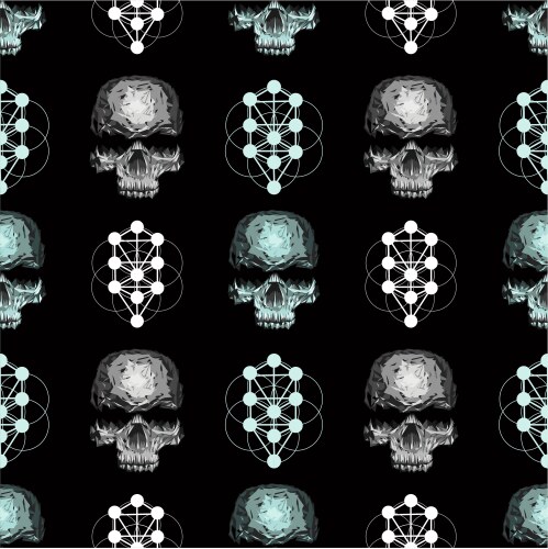 Seamless Skull Pattern Vector Images (over 14,000)