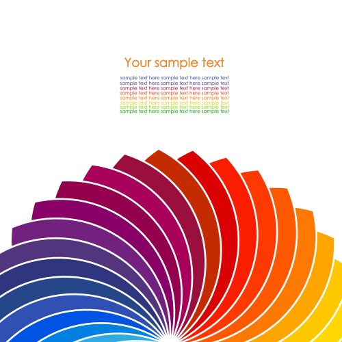 Spectrum circle with transparent Royalty Free Vector Image