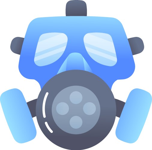 Nuclear mask Royalty Free Vector Image - VectorStock