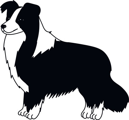 Dog Black White Drawing Simple Vector Images (over 12,000)