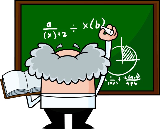 Cartoon pencil classroom teacher Royalty Free Vector Image