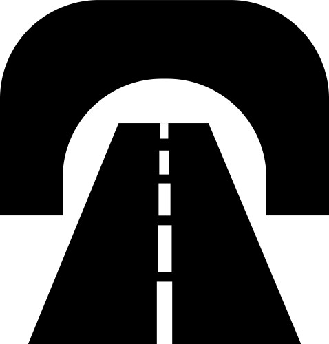 Cross road ahead sign junction symbol Royalty Free Vector