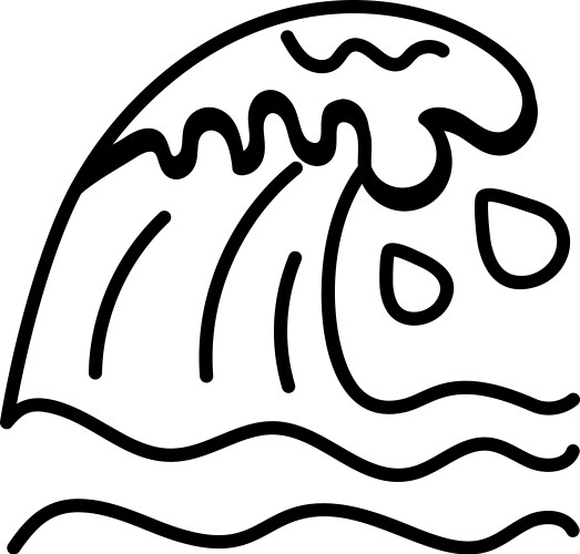 Tsunami Drawing Easy