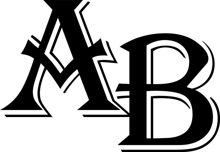 Ab Letter Vector Images (over 5,700)