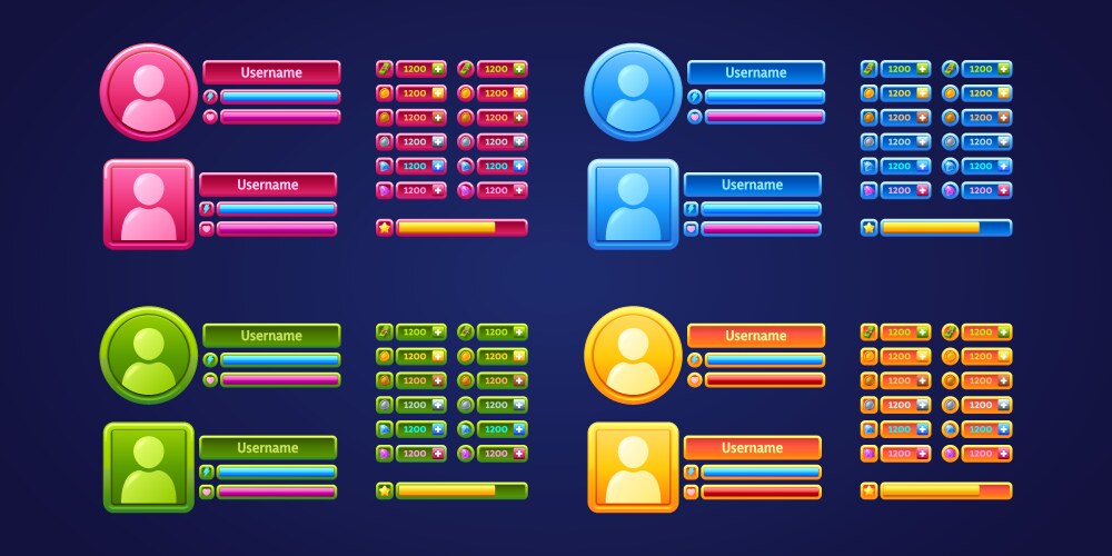 Gamer Profile Vector Images (over 640)