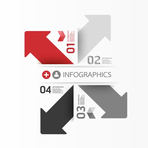 Modern design template used for number banner Vector Image