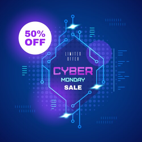Horizontal banner cyber security information Vector Image Horizontal banner cyber security information Vector Image