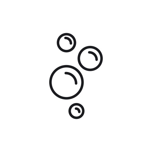 Oxygen o2 icon isolated on white background Vector Image