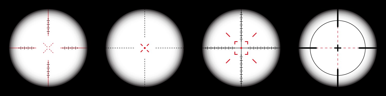 Gun viewfinder sniper scoperifle view isolated Vector Image