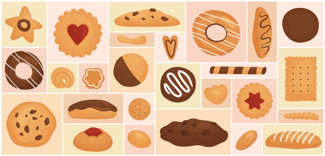 Square Cookie Vector Images (over 4,400)