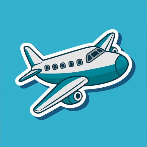 Cocktail sticker Royalty Free Vector Image - VectorStock